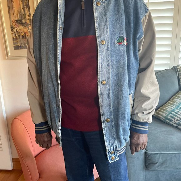 Luna Pier | Jackets & Coats | Luna Pier World Tour Denim Winking Lizard ...